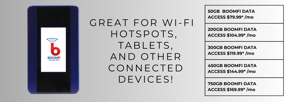 Portable Wifi – boom! MOBILE