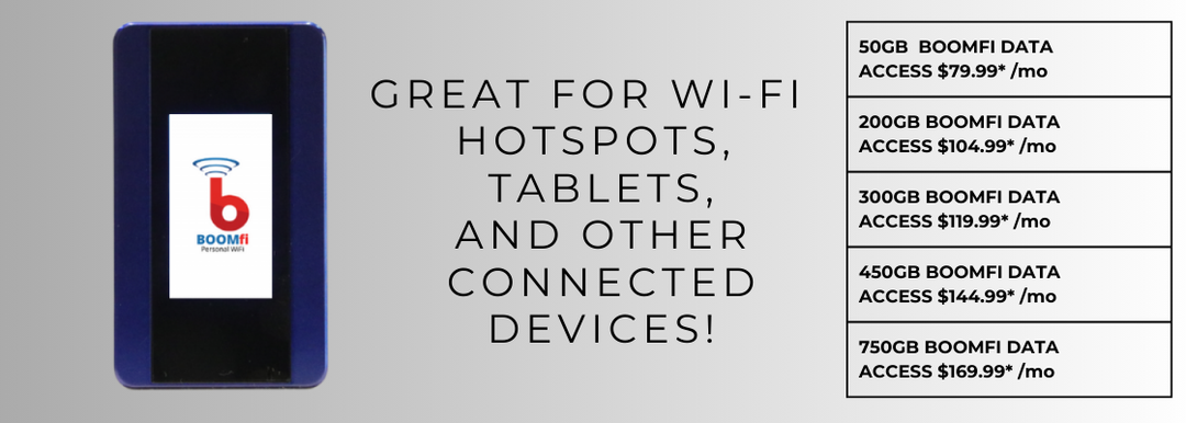 Portable Wifi – boom! MOBILE