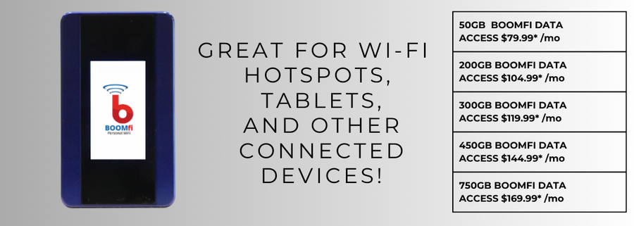 Portable Wifi – boom! MOBILE